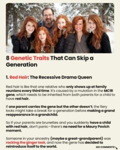 8 Genetic Traits That Can Skip a Generation – Read This Story Now